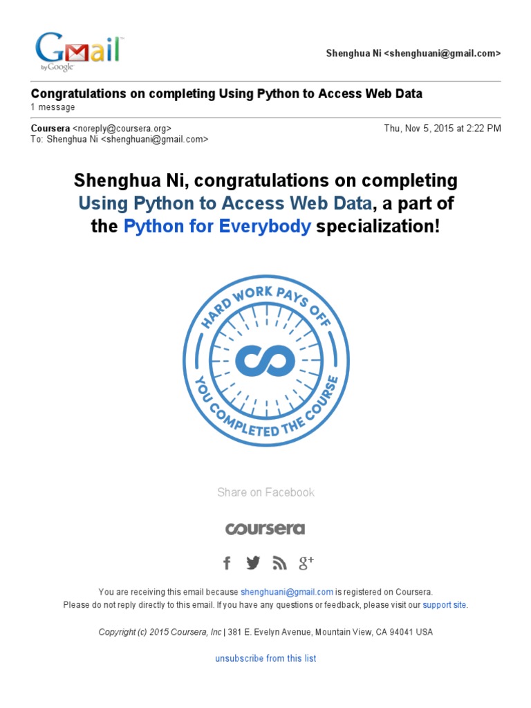 Using Python To Access Web Data | PDF