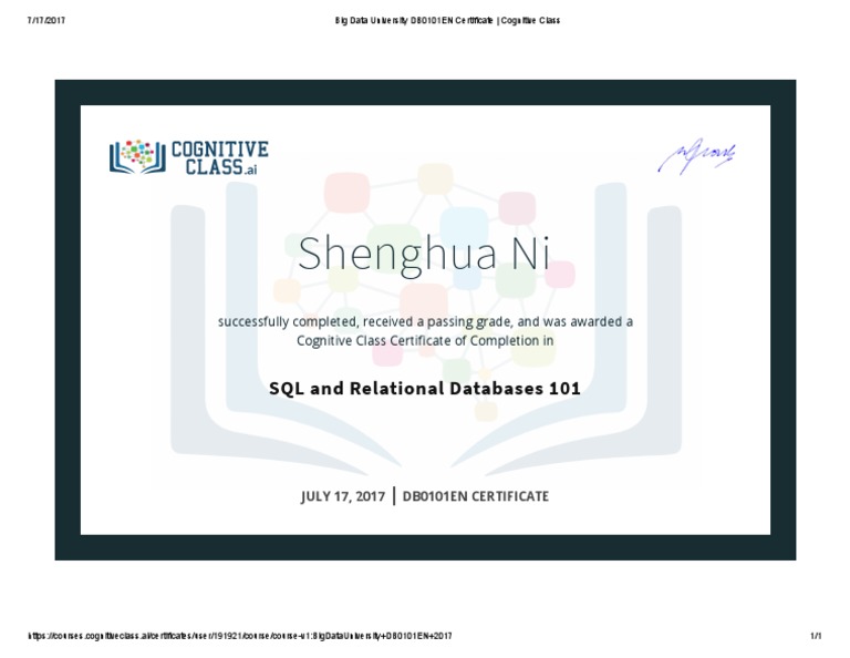 SQL and Relational Databases 101 | PDF