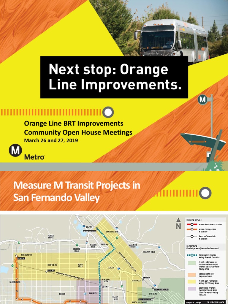 Orange Line Improvements Project Presentation | PDF | Transportation ...