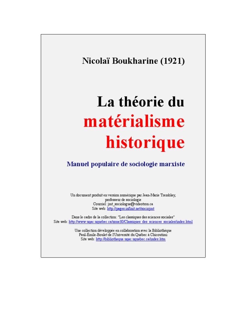 Theorie Materialisme | PDF