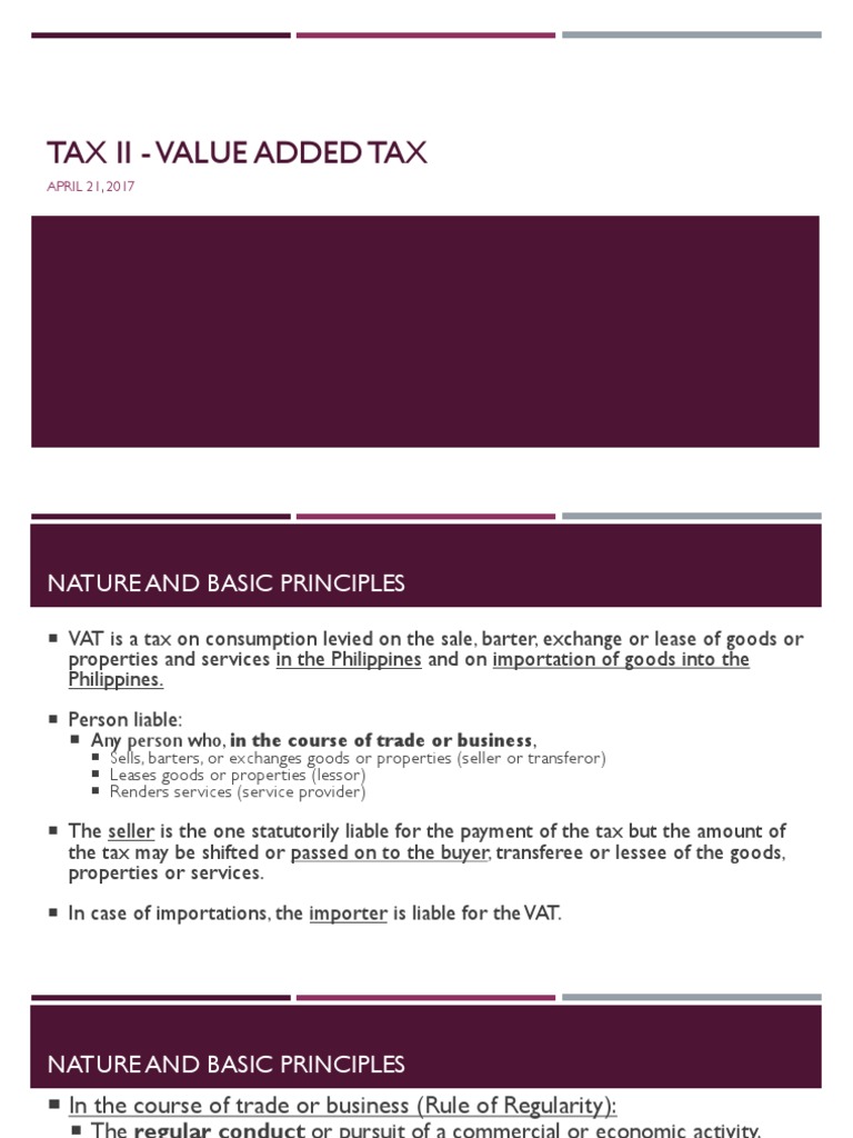 Vat PDF | PDF