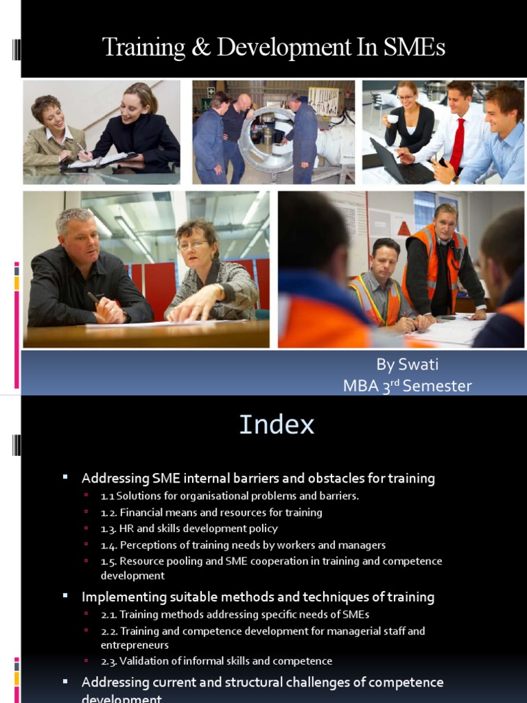Training & Development in SMEs | PDF | Competence (Human Resources ...