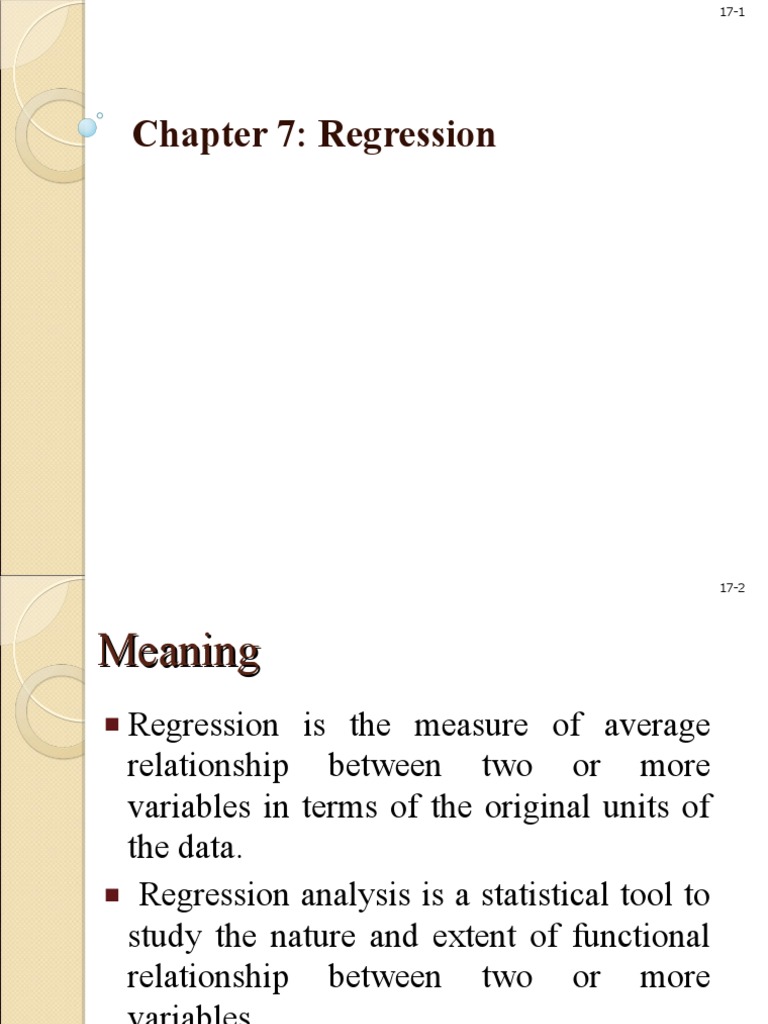 Regression Analysis | PDF | Dependent And Independent Variables | Linear Regression