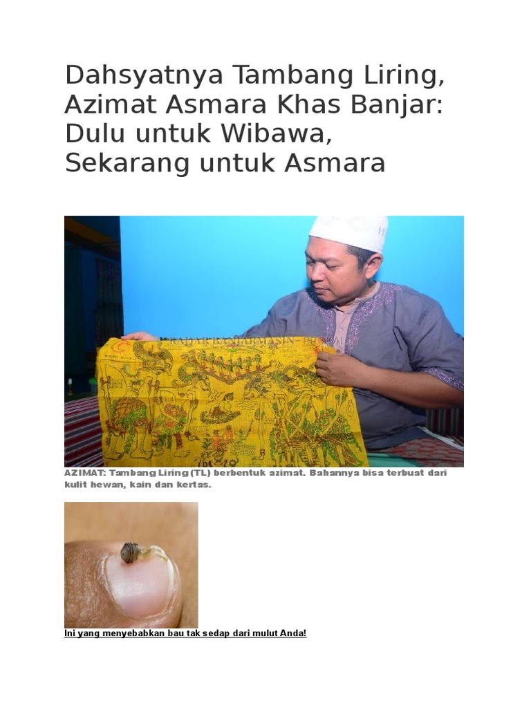 Azimat Liring: Dari Kewibawaan ke Asmara | PDF