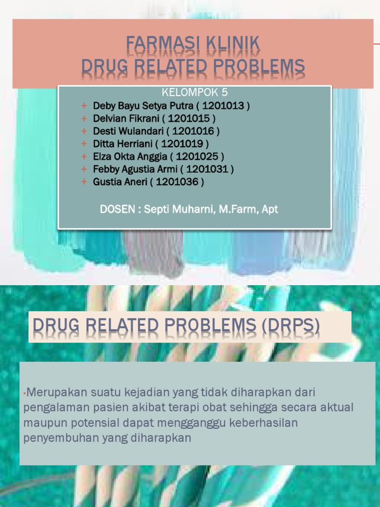 Drug Related Problems DRPs | PDF
