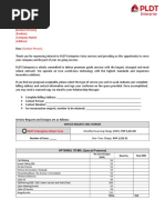 PLDT Application Form-1 | PDF | Internet Access | Oral Communication