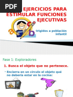 CUADERNILLO Funciones Ejecutivas PDF | PDF | Deportes