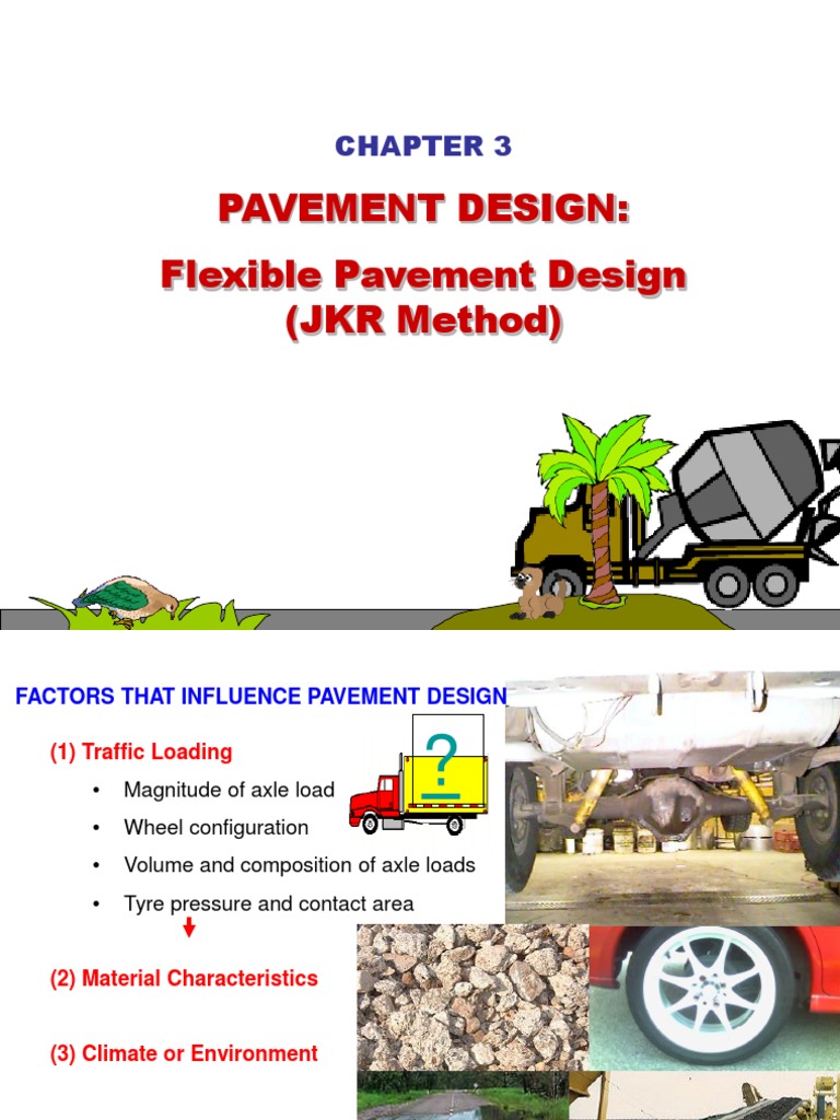 Pavement Design: Flexible Pavement Design (JKR Method) | PDF | Road ...