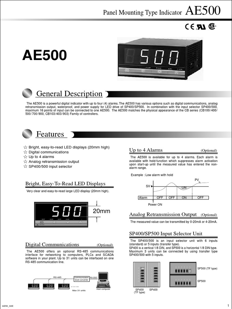 AE500 | PDF | Physical Quantities | Electronics