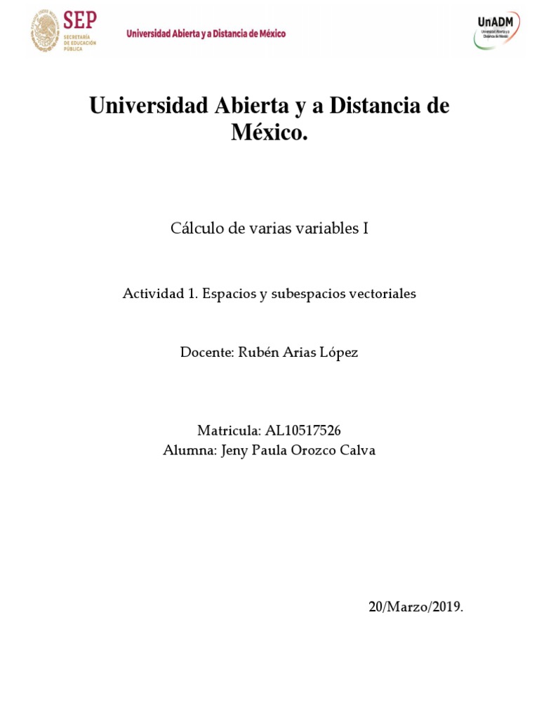 MCVV1 - U1 - A1 - V1 - Jeoc | PDF | Métodos y materiales de enseñanza