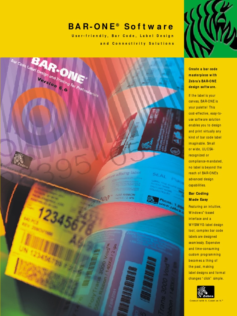 Bar-One Software: User-Friendly, Bar Code, Label Design and ...