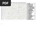 Sopa de Letras de Partes de La Celula Animal PDF | PDF