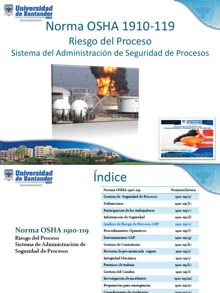 UDES-Norma OSHA 1910-119.pdf | Administración de Seguridad y Salud ...
