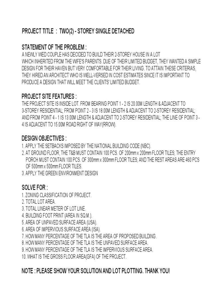 Sample DESIGN Problem (PH ALE) | PDF | Economic Sectors | Engineering