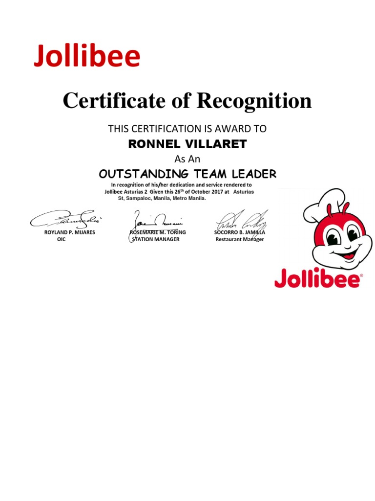 Jollibee | PDF