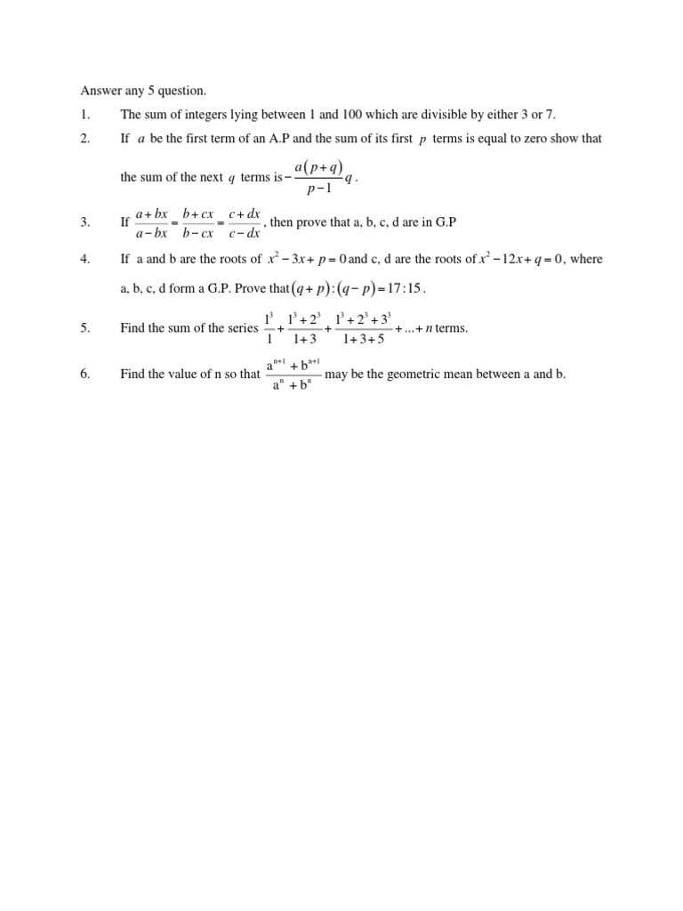Arithmetic Reasoning and Sets Problems | PDF | Science & Mathematics