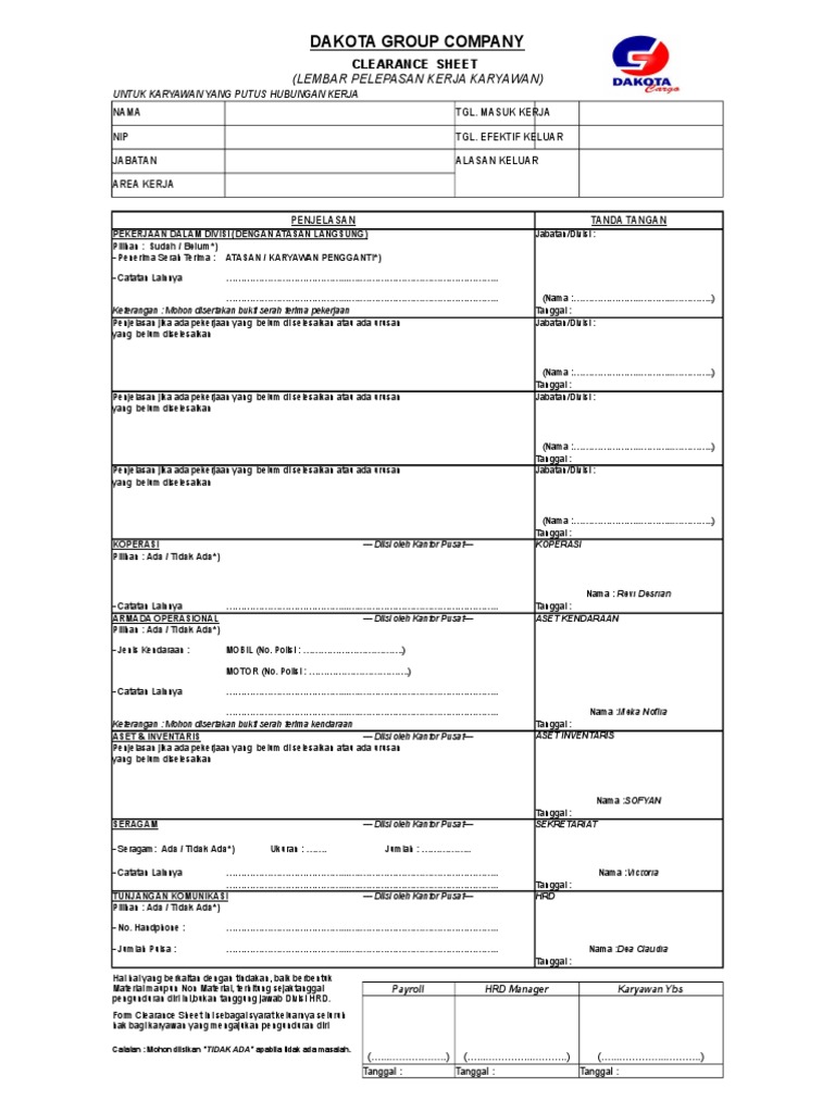 Clearance Sheet 2018 | PDF