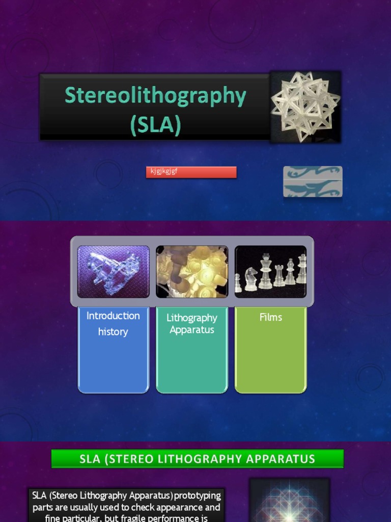 Stereolithography | PDF | Crafts | Procedural Knowledge