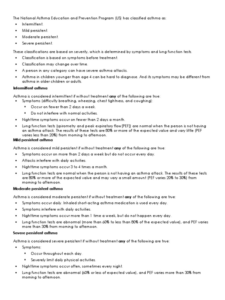 NAEPP | PDF | Asthma | Health Sciences