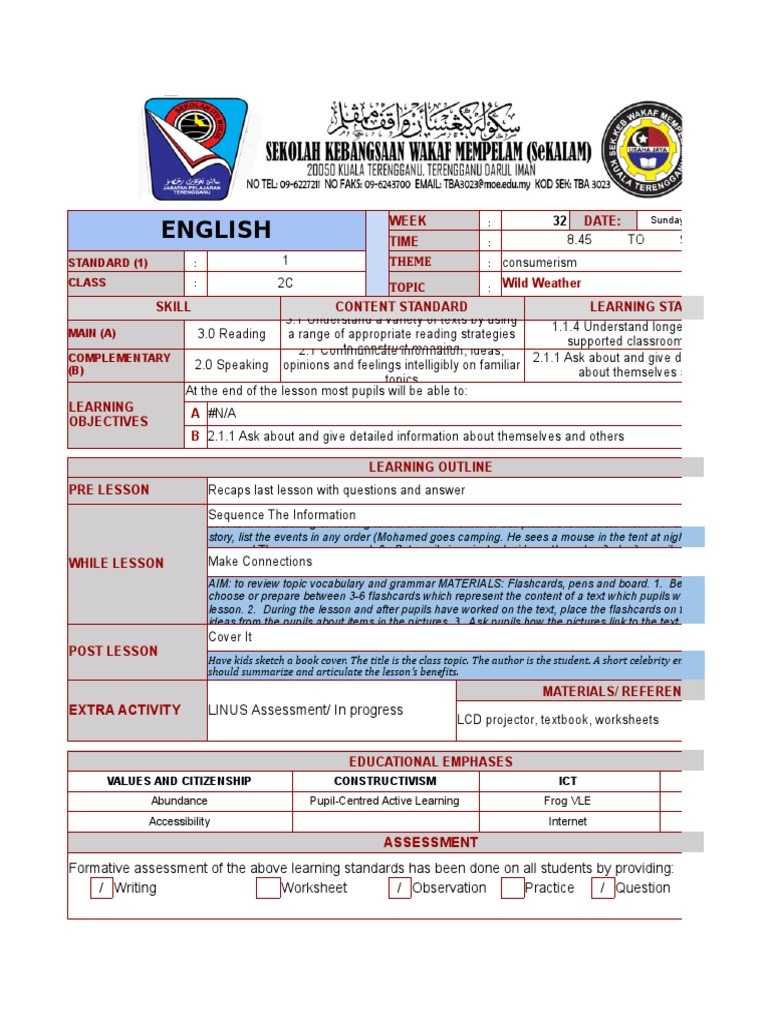 Tapak Erph English SM | PDF | Educational Technology | Learning