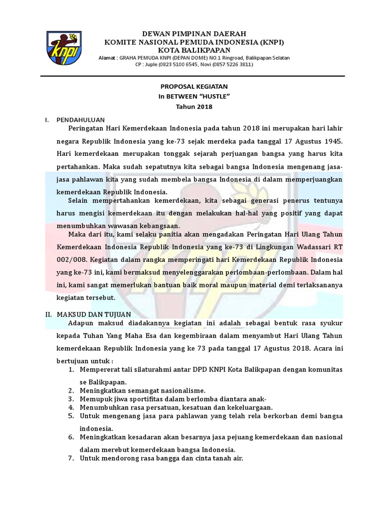 Proposal 17 Agustus | PDF