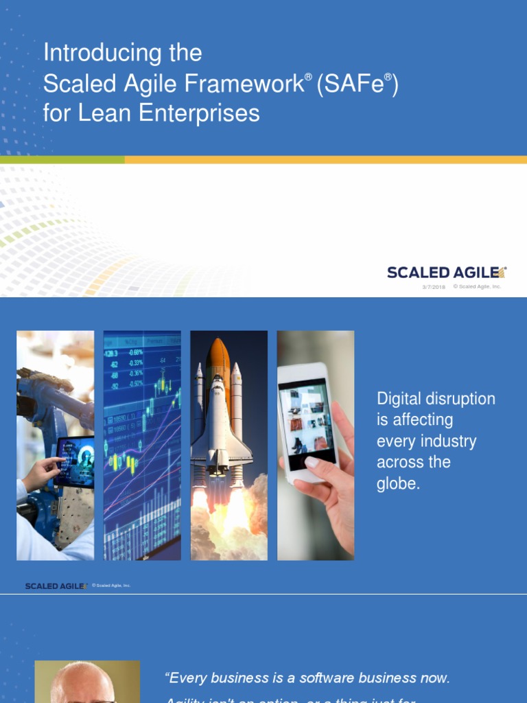 Day 1 Introducing-SAFe-For Lean Enterprises-1 | PDF | Agile Software ...