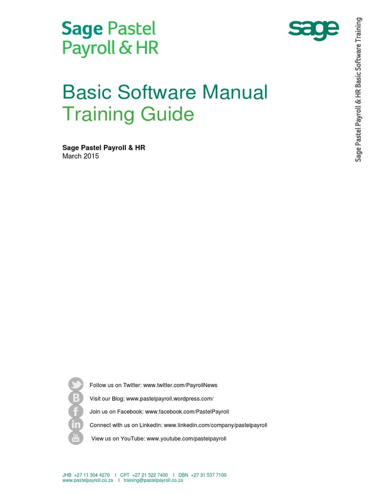 Basic Software Manual - March 2015.pdf | Password | Microsoft Windows