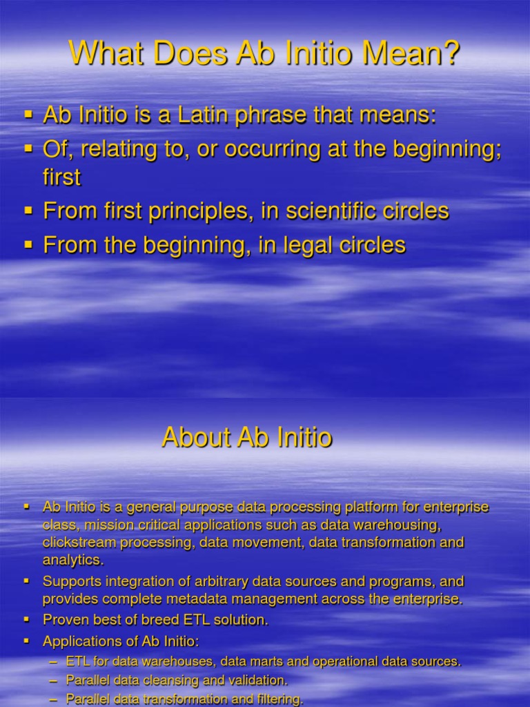 An In-Depth Look at Ab Initio: A Leading Data Integration Platform ...