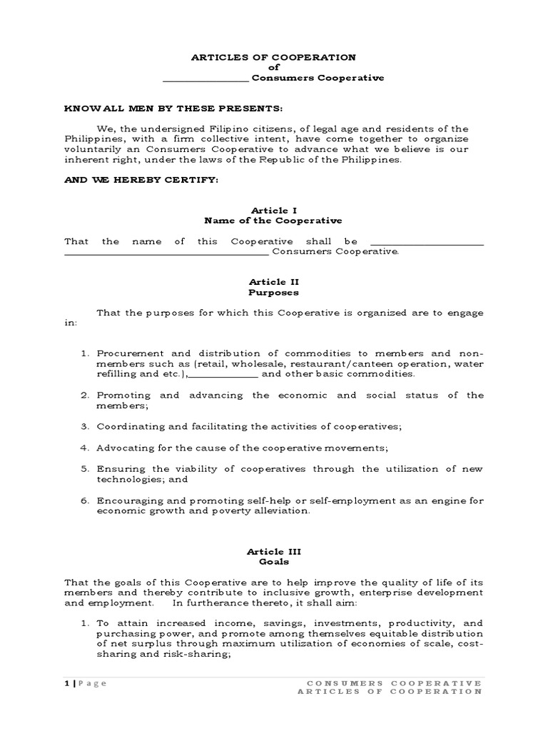 Letter To FCB 2019-1 | PDF | Cooperative | Signature