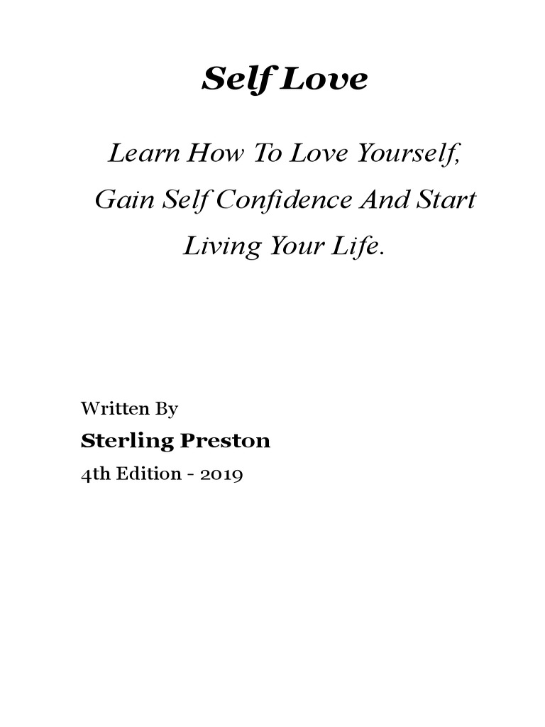Self Love 6x9 PB | PDF | Happiness | Love