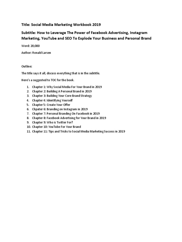 SMM Book Order | PDF | Social Media Marketing | Web 2.0