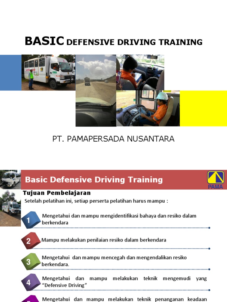 Basic Defensive Driving Training. TX | PDF | Bisnis | Pengembangan Diri