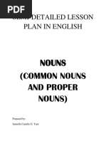 Lesson Plan in Grade 2 About Noun | PDF | Ear | Hearing