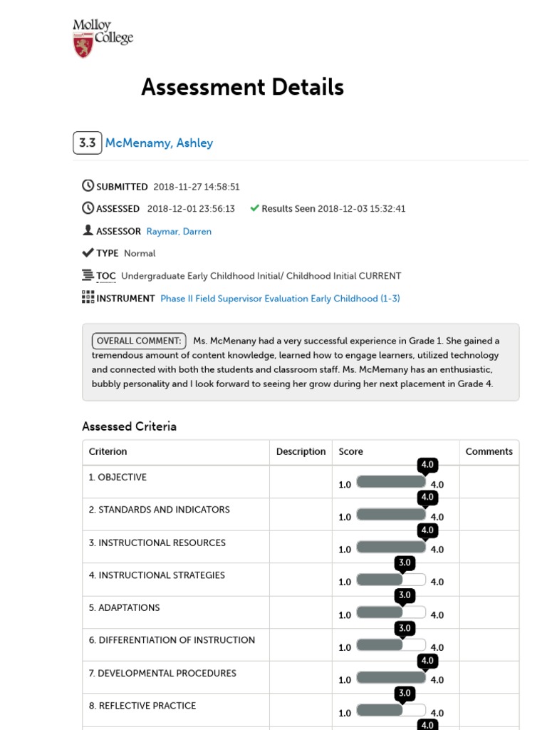 Final Eval Obs | PDF | Educational Assessment | Learning