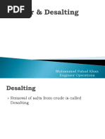 Crude Oil Desalter: Principles & Process | PDF | Emulsion | Desalination