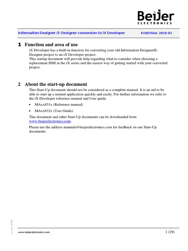 Converting Information Designer or E-Designer Applications To IX - 2018!01!31 | PDF | Integer ...