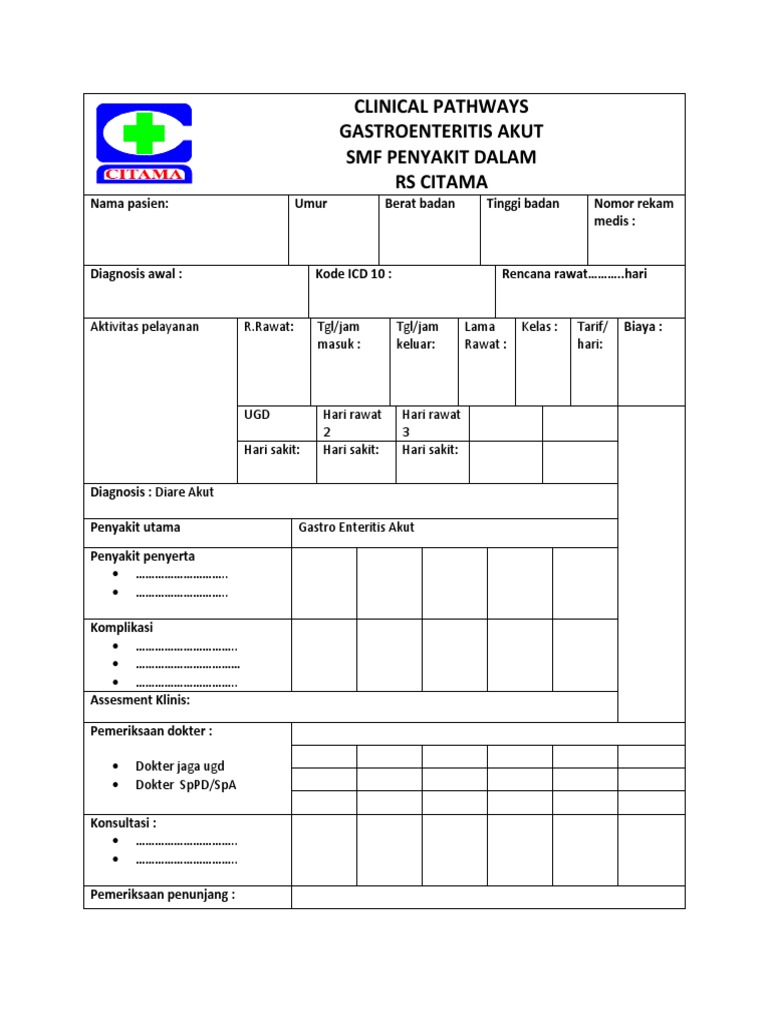 Clinical Pathway Gea | PDF