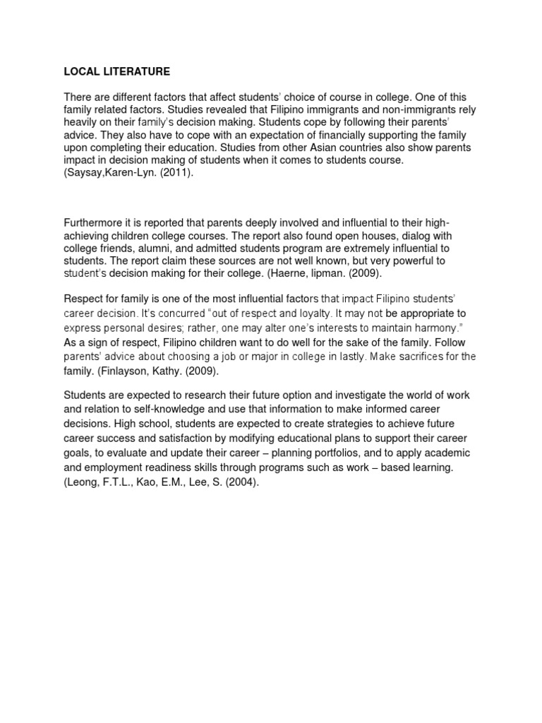 Local Literature | Download Free PDF | Behavior Modification | Learning