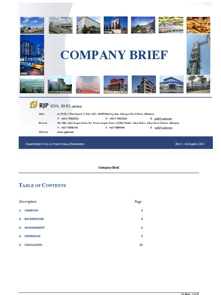 RJP Sdn. Bhd. Company Overview | PDF | Warehouse | Palm Oil