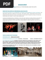 Dream School of Architecture Area Statement | PDF