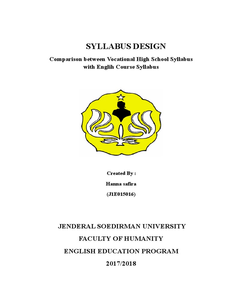 Syllabus Design | PDF | Curriculum | Teachers