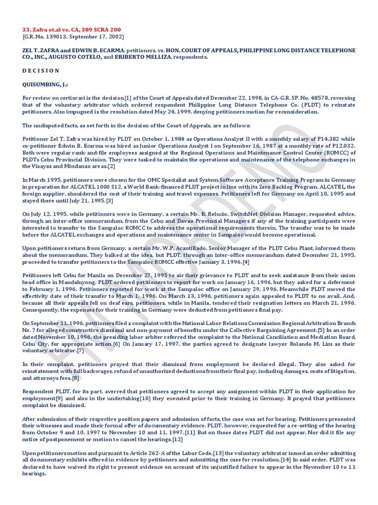 Zafra Et - Al vs. CA (Fulltext) | PDF | Certiorari | Lawsuit