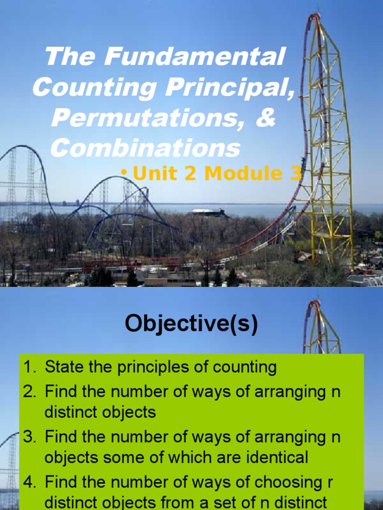 Fundamental and Counting Principle | PDF | Permutation | Sandwich