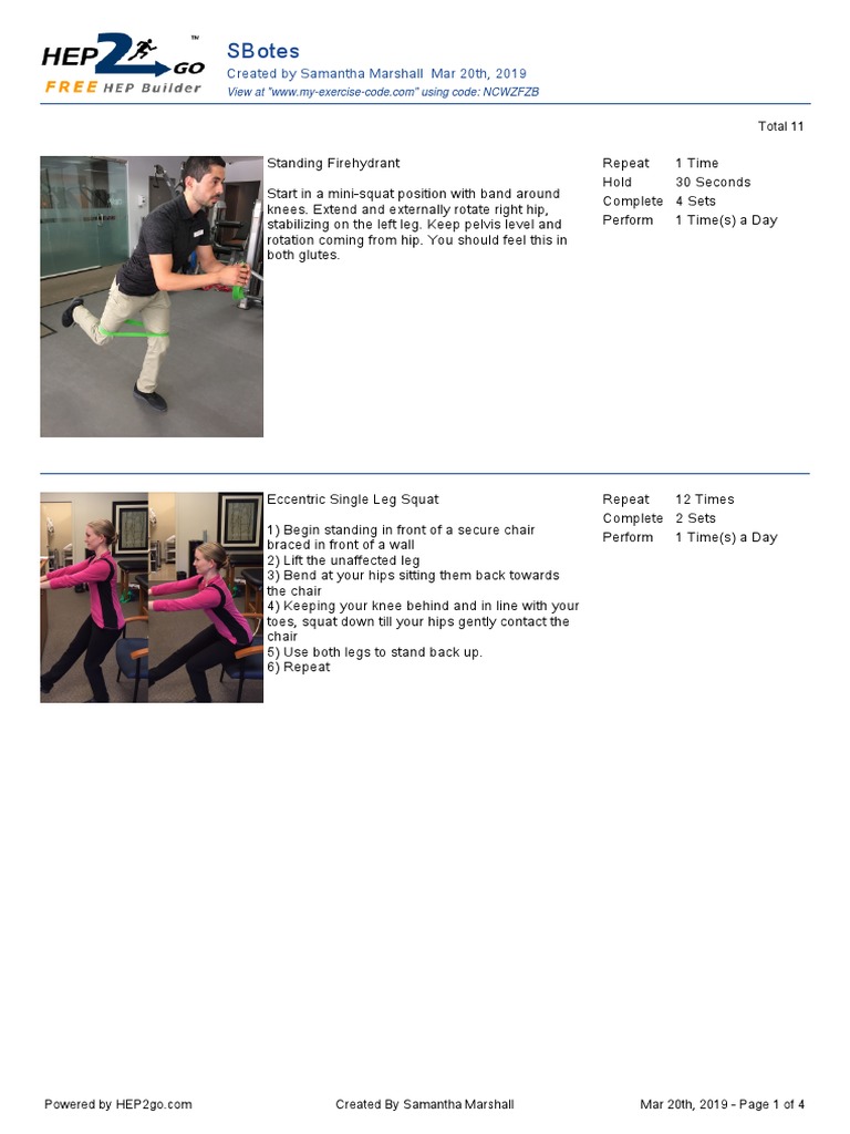 Acl Knee Rehab Pdf Pelvis Hip