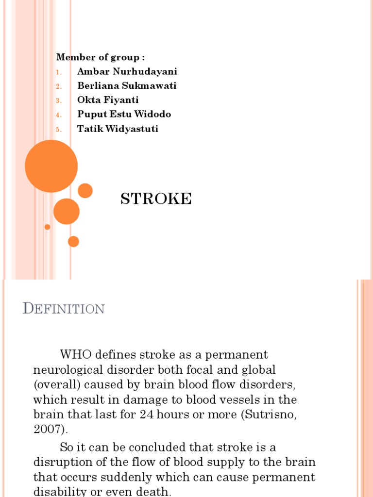 Stroke | PDF | Stroke | Diabetes Mellitus