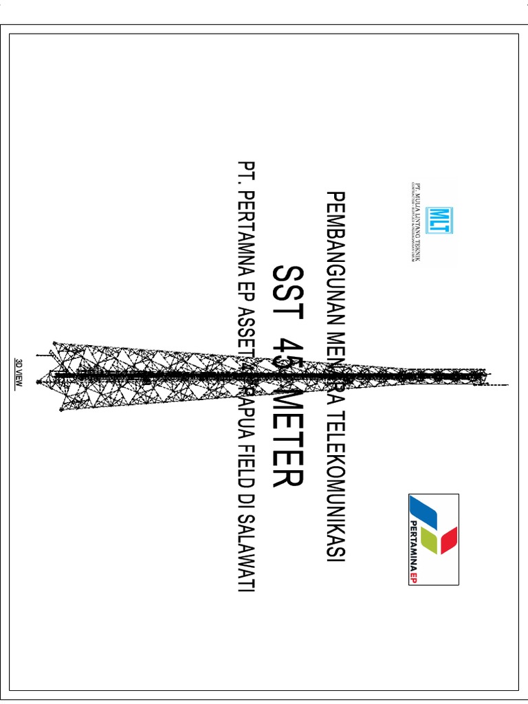 Menara Telekomunikasi SST 45 Meter | PDF