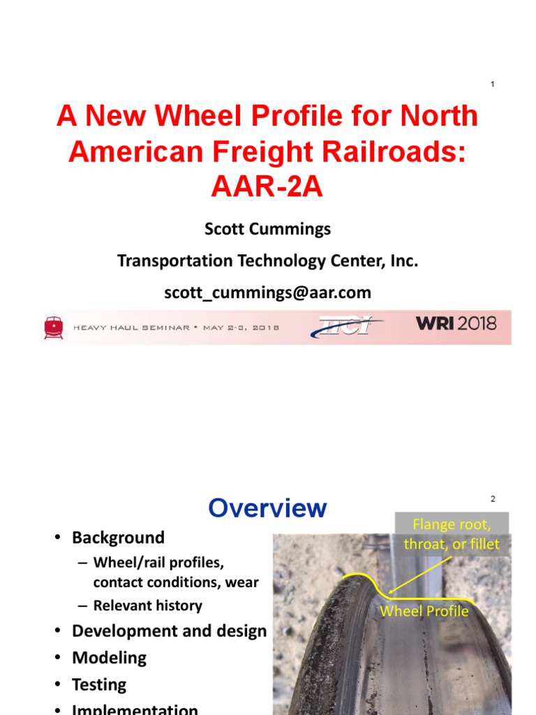 HH03 WRI 2018 AAR-2A Profile | PDF | Rail Transport | Wear