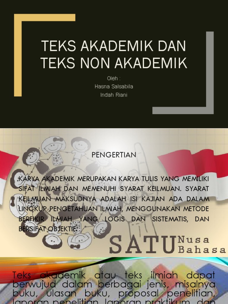 Teks Akademik Dan Non Akademik | PDF