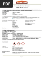 MSDS Oil Spill Dispersant Type I 20180201 | PDF | Toxicity | Waste