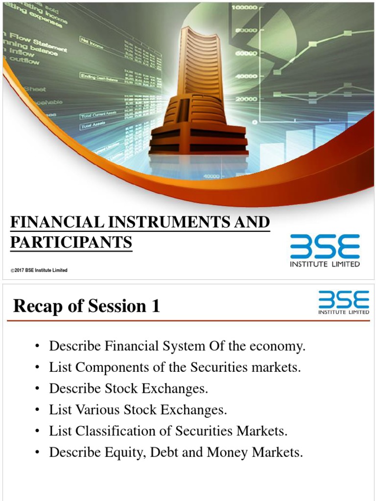 Financial Instruments and Participants | PDF | Derivative (Finance ...